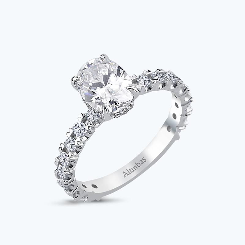 Altın Tektaş Yüzük